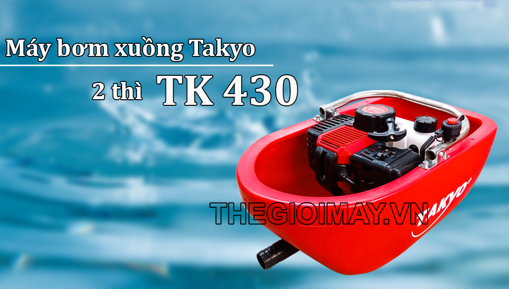 Phân biệt máy bơm thuyền 2 thì (TAKYO TK 430) và 4 thì (TAKYO 35)